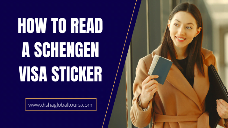 How To Read A Schengen Visa Sticker